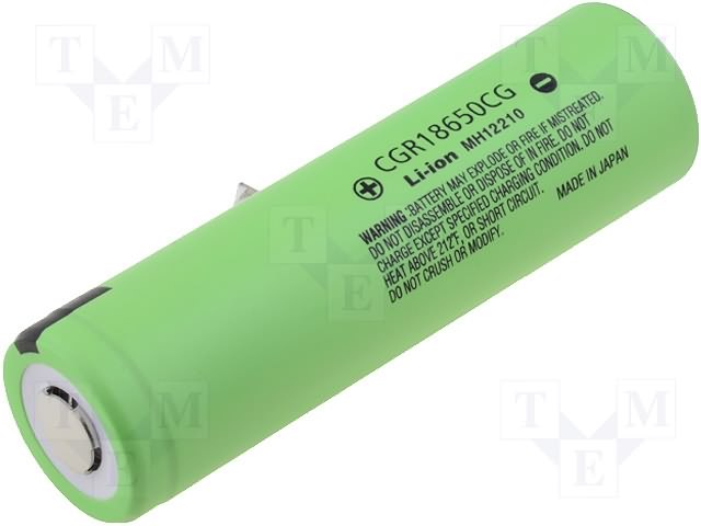 CGR18650CG - Panasonic - datasheet