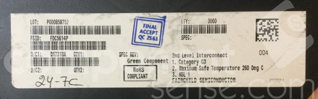 FDC5614P onsemi - Datasheet PDF & Technical Specs