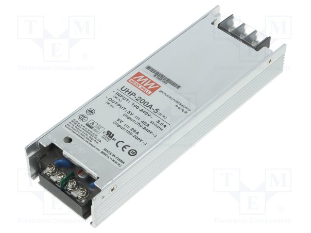 UHP-200A-5 Mean Well - Datasheet PDF & Technical Specs
