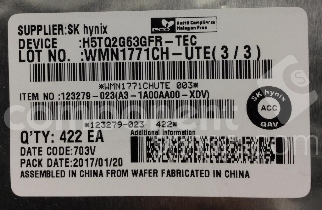 H5TQ2G63GFR-TEC Hynix - RAM - Distributors and Price Comparison ...