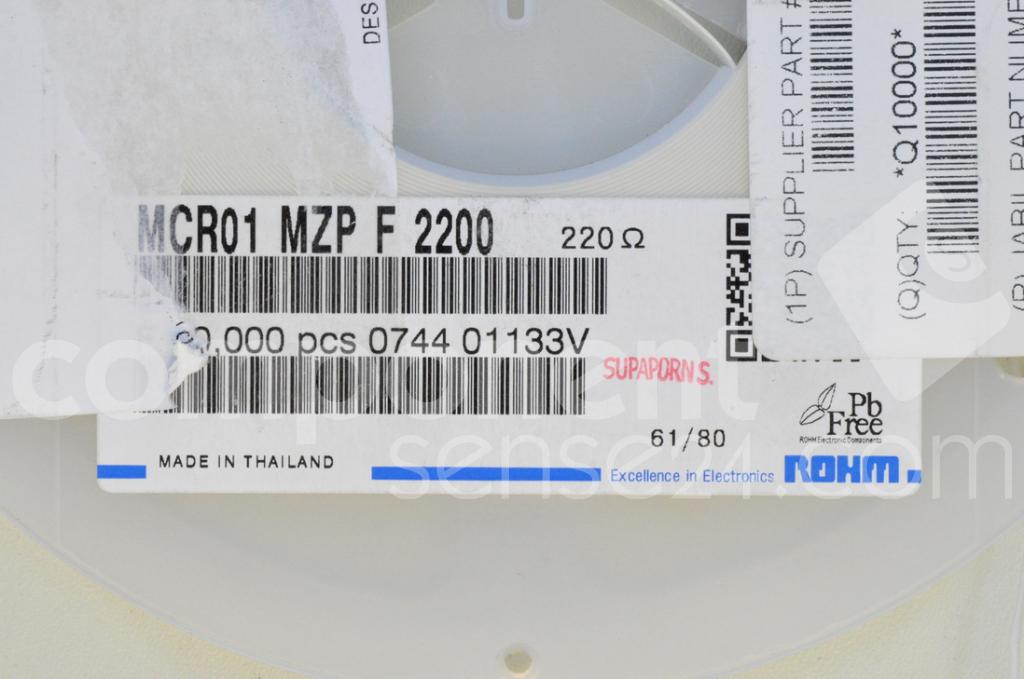 MCR01MZPF2200 ROHM - Datasheet PDF & Technical Specs