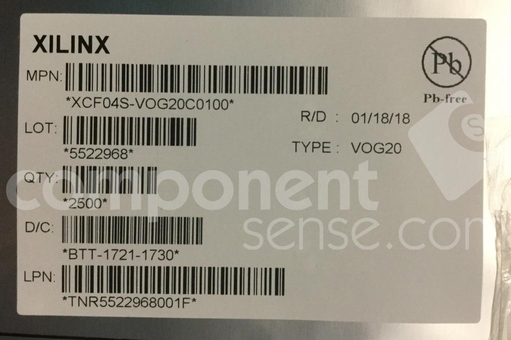 XCF04SVOG20C0100 Xilinx - Integrated Circuits (ICs) - Distributors and ...