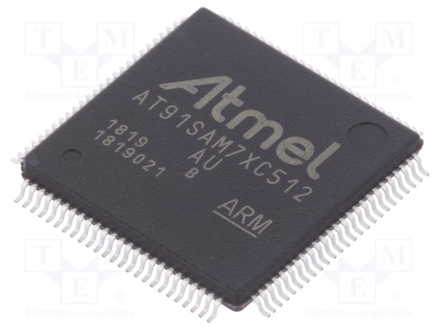 AT91SAM7XC512B-AU Microchip - Datasheet PDF & Technical Specs
