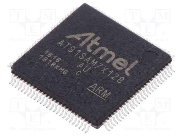 AT91SAM7X128C-AU Microchip - Datasheet PDF & Technical Specs