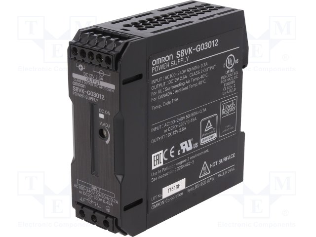 S8VK-G03012 Omron - Datasheet PDF & Technical Specs