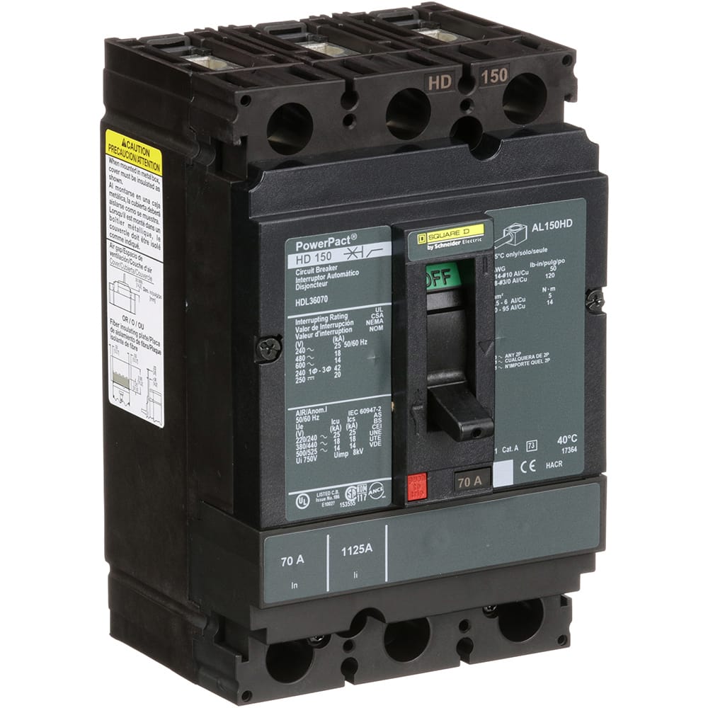 HDL36070 de Square D - Circuit Breakers - Distribuidores, comparaciones ...