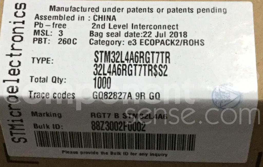 STM32L4A6RGT7TR STMicroelectronics - Microcontrollers - Distributors, Price Comparison, and ...