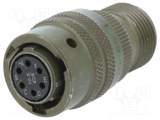 PT06A-10-6S Amphenol Industrial - Datasheet PDF & Technical Specs