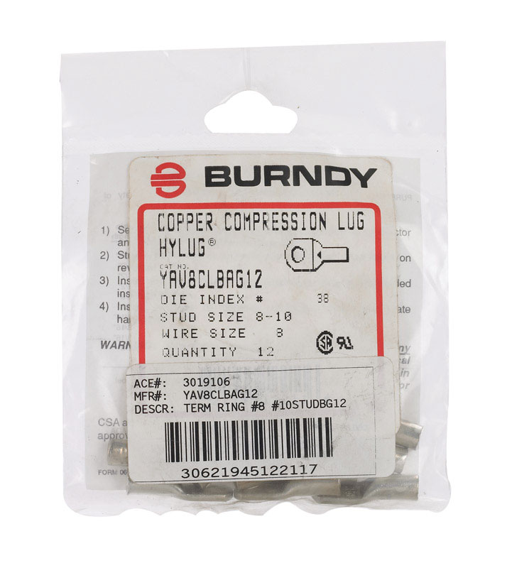YAV8CLRK Burndy - Distributors, Price Comparison, and Datasheets ...