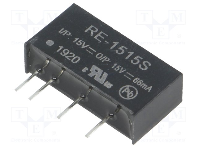 RE-1515S Recom Power - Datasheet PDF & Technical Specs