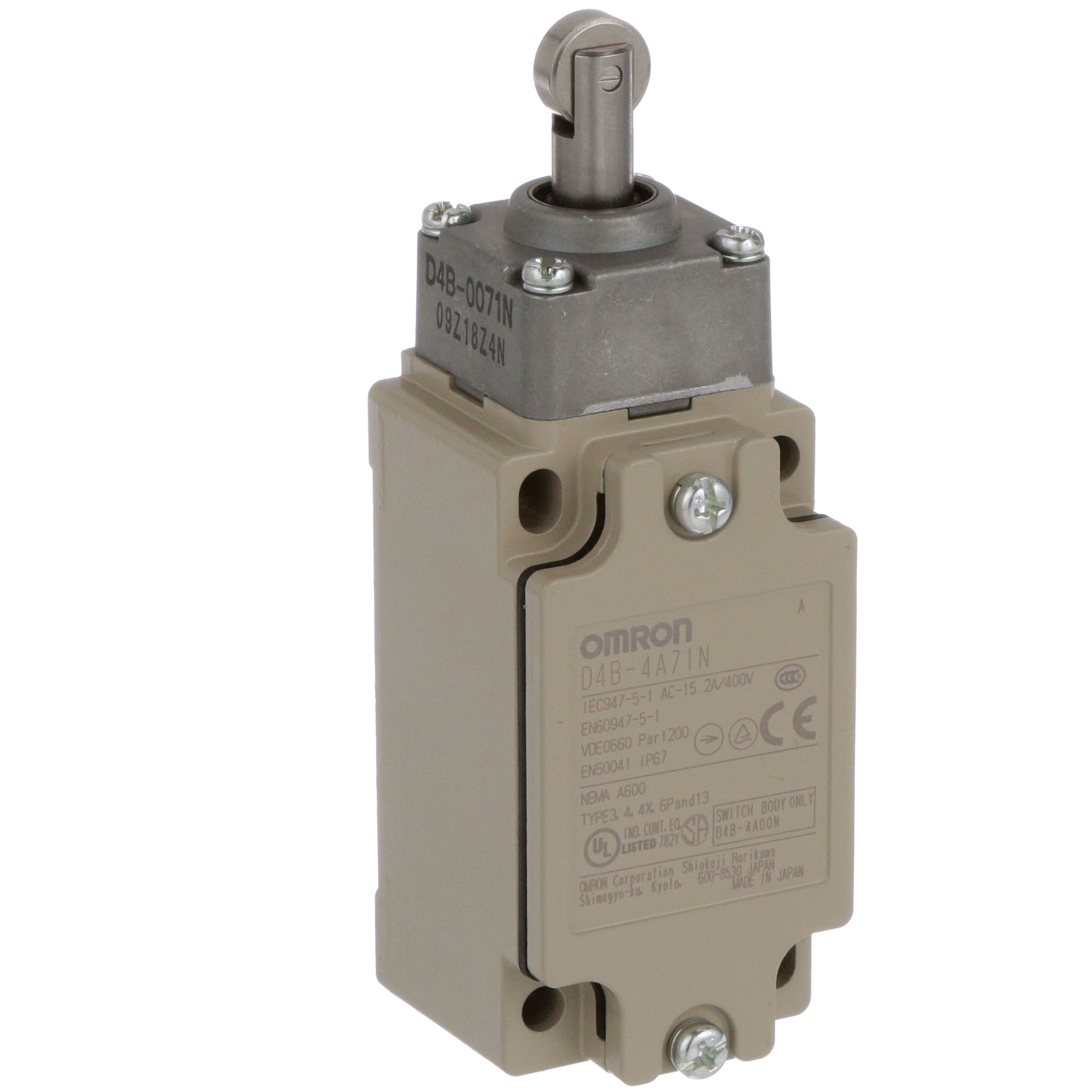 D4B-4A71N Omron Snap Action / Limit Switches | Octopart Electronic ...