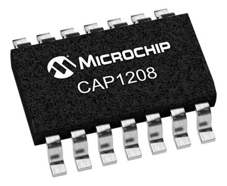 CAP1208-1-A4-TR Microchip - Datasheet PDF & Technical Specs