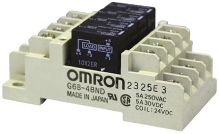 G6B-4BND-DC5 Omron - Datasheet PDF & Technical Specs