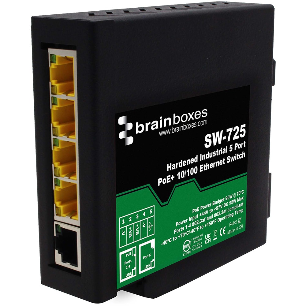 SW-725 brainboxes - Distributors, Price Comparison, and Datasheets | Octopart component search