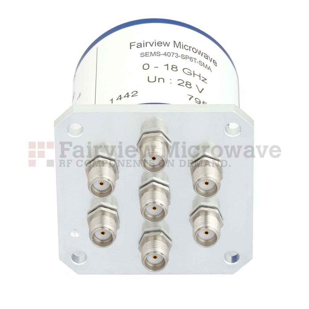 SEMS-4073-SP6T-SMA Fairview Microwave - Datasheet PDF & Technical Specs