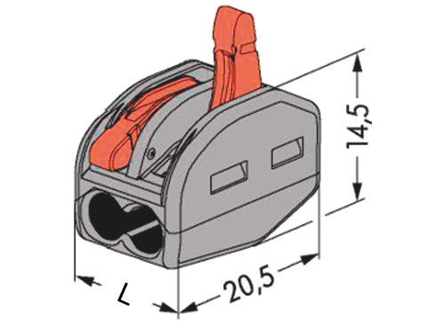 222-412 WAGO - Datasheet PDF & Technical Specs
