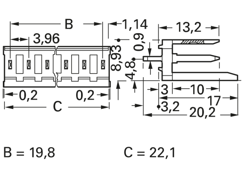 280611-1 TE Connectivity - Datasheet PDF & Technical Specs