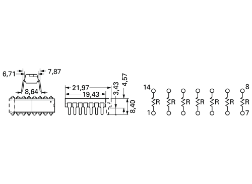4116R-1-471LF Bourns - Datasheet PDF & Technical Specs