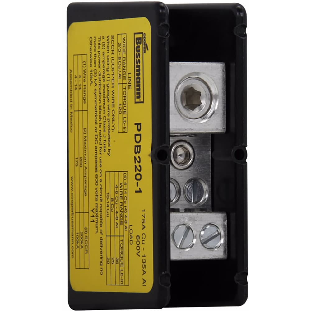 PDB220-1 Cooper Bussmann - Datasheet PDF & Technical Specs