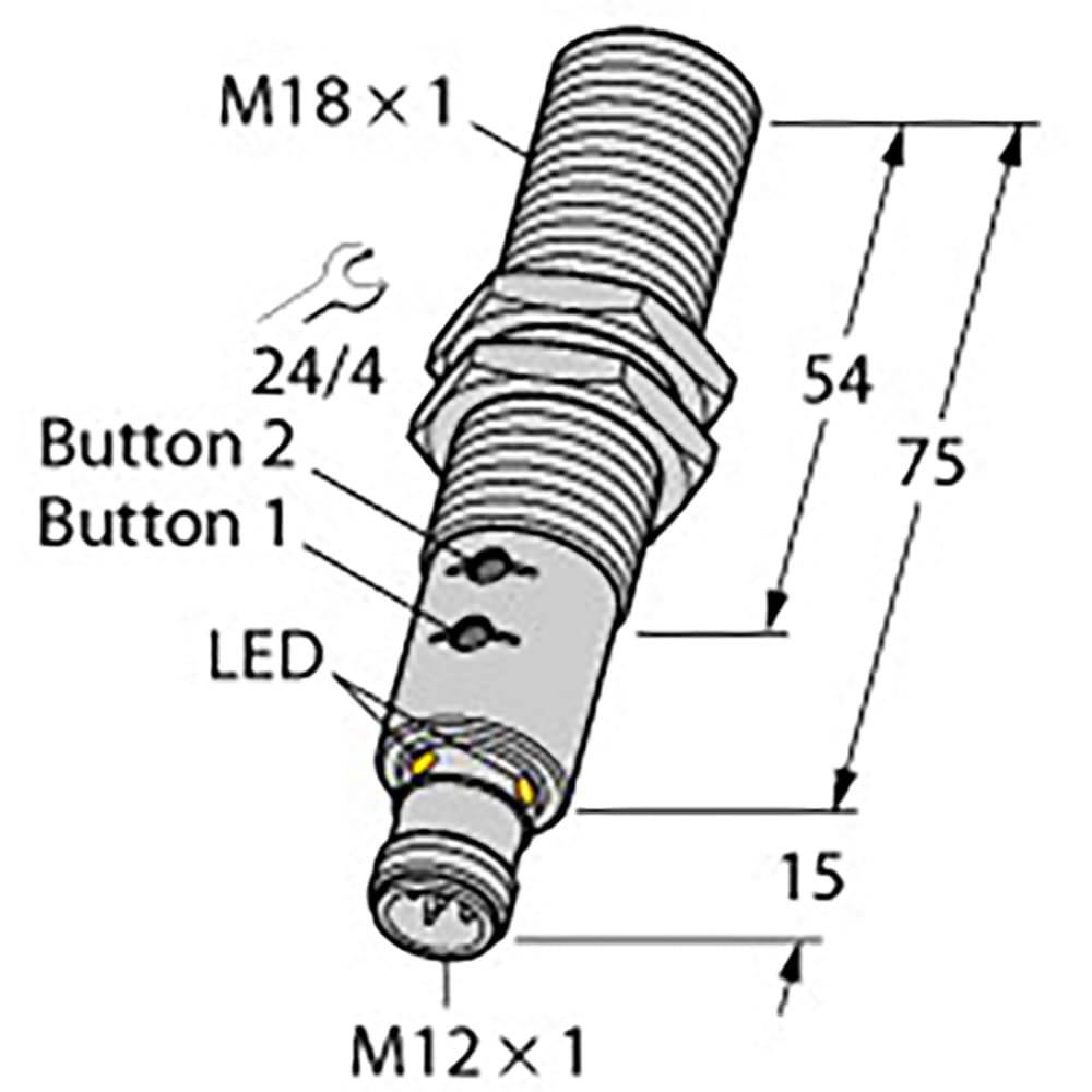 RU130U-M18E-LIU2PN8X2T-H1151 de TURCK - Sensors - Distribuidores ...