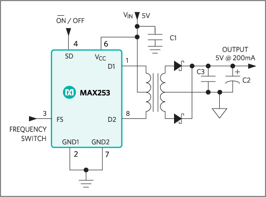 MAX253ESA+T Analog Devices - Datasheet PDF & Technical Specs
