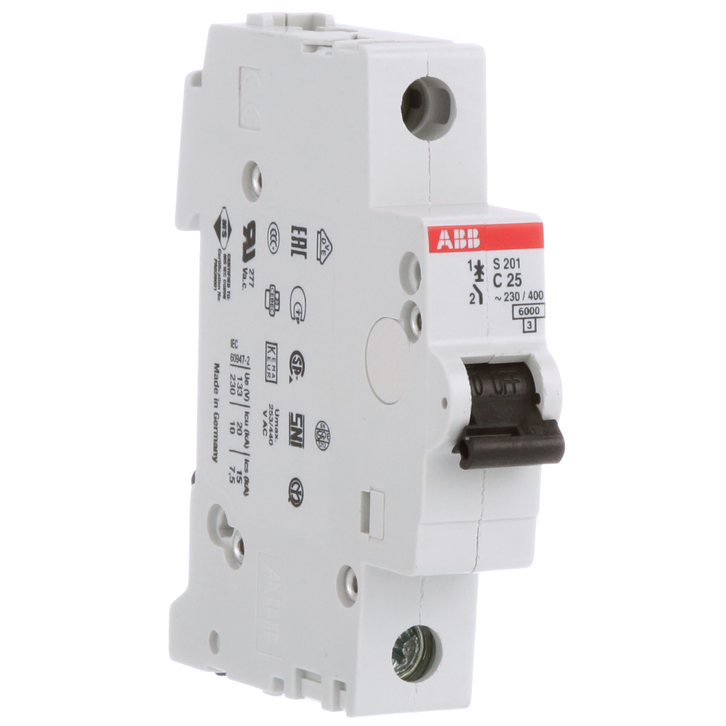 S201-C25 ABB Control - Datasheet PDF & Technical Specs