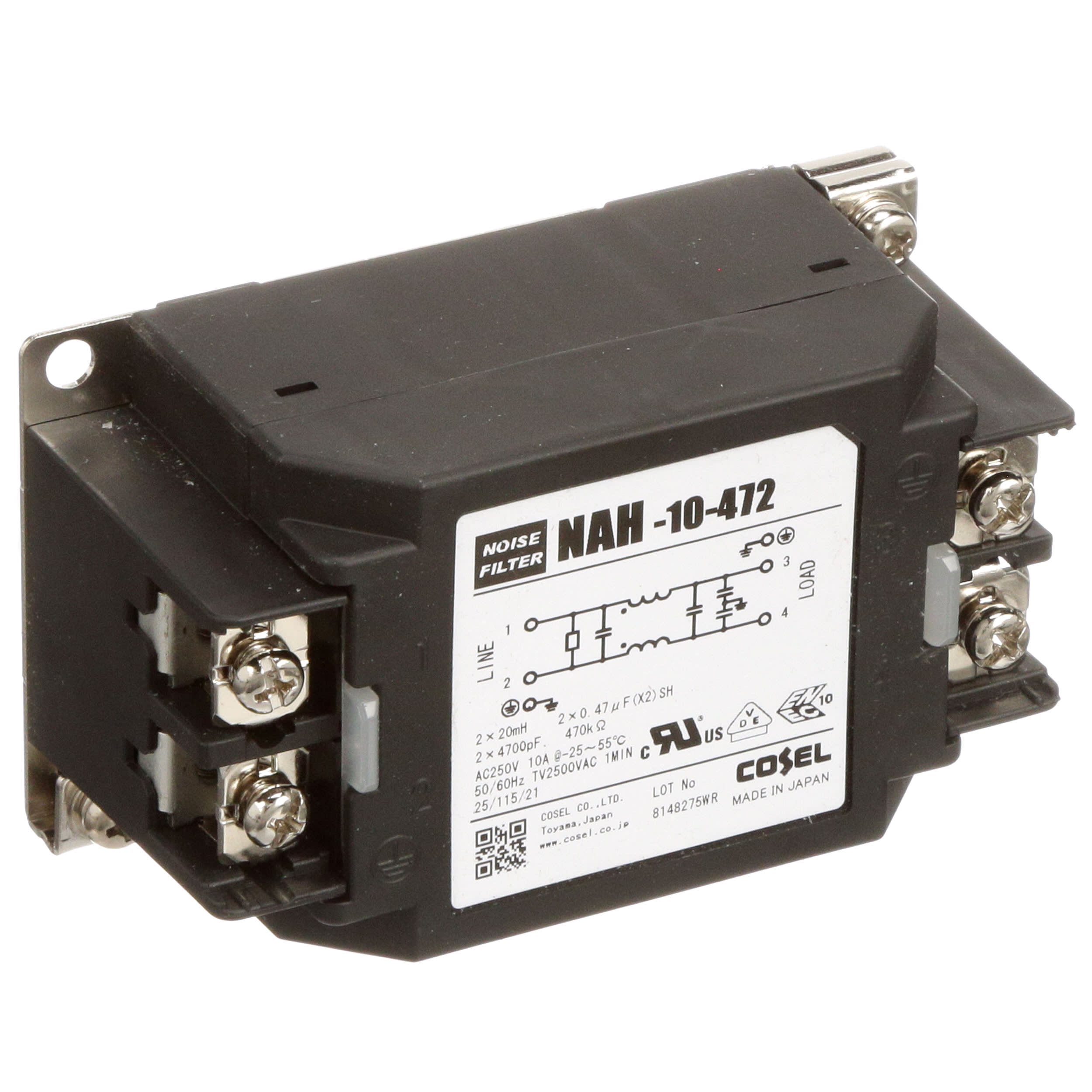 NAH-10-472 Cosel - Datasheet PDF & Technical Specs