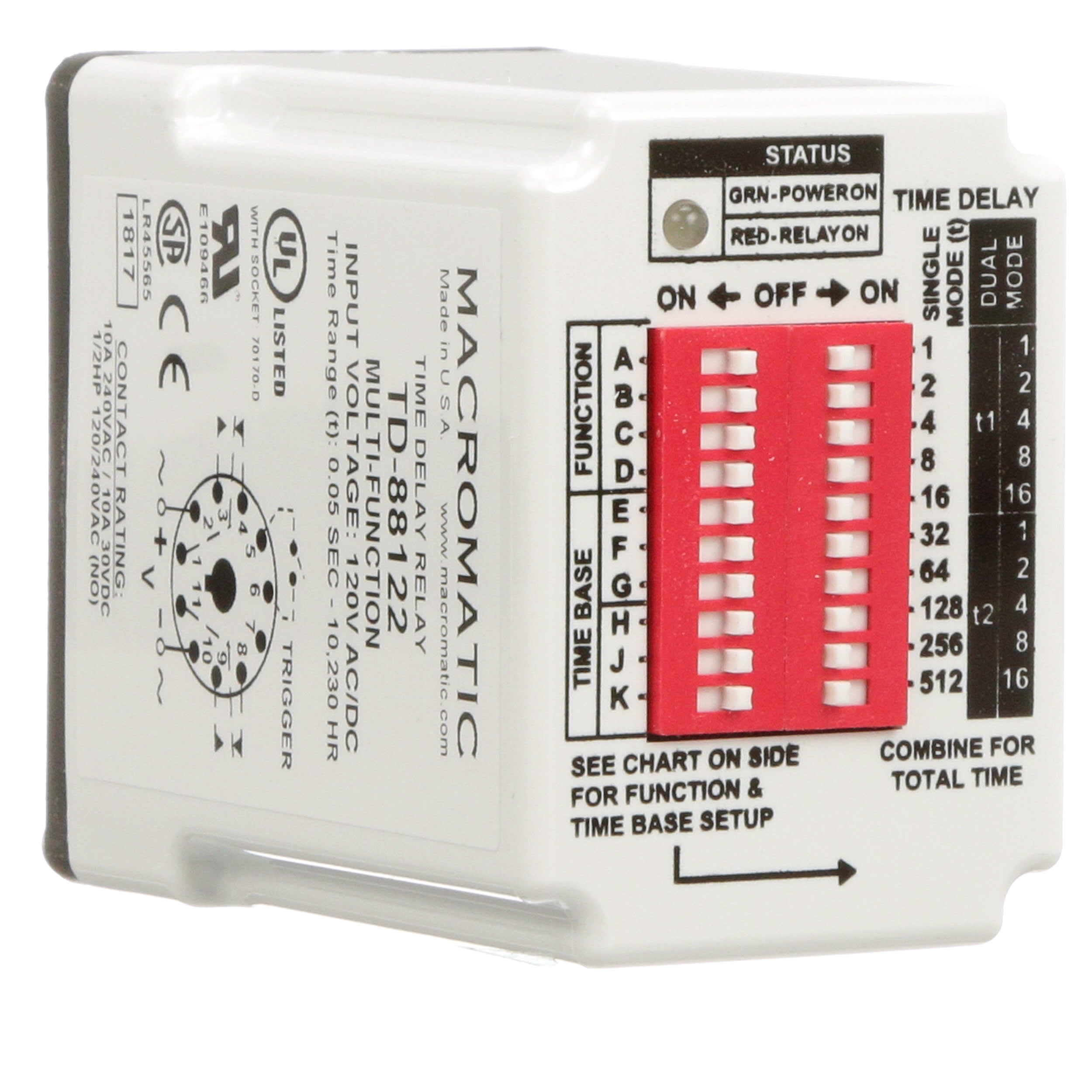TD-88122 Macromatic - Time Delay Relays - Distributors, Price Comparison, and Datasheets ...