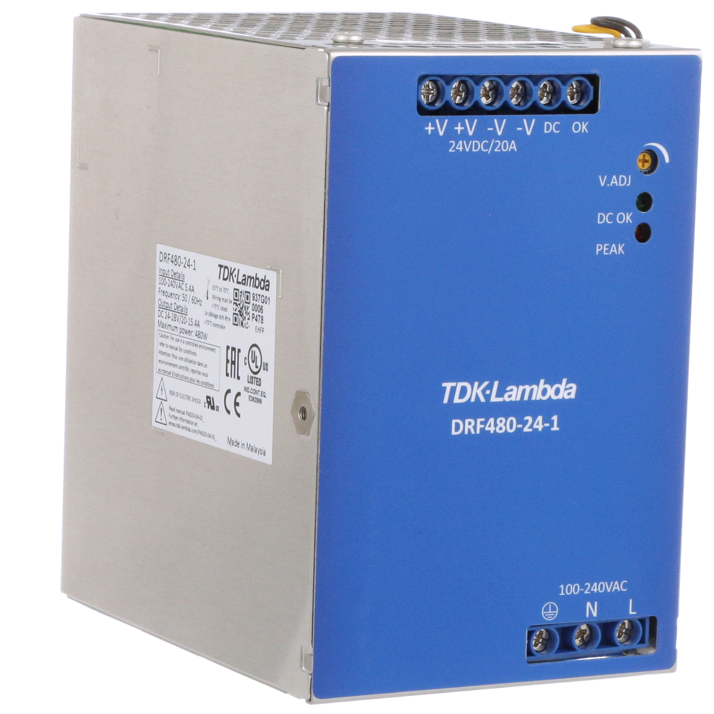 Datasheet for DRF480-24-1 TDK-Lambda Off-Board Modules | Octopart