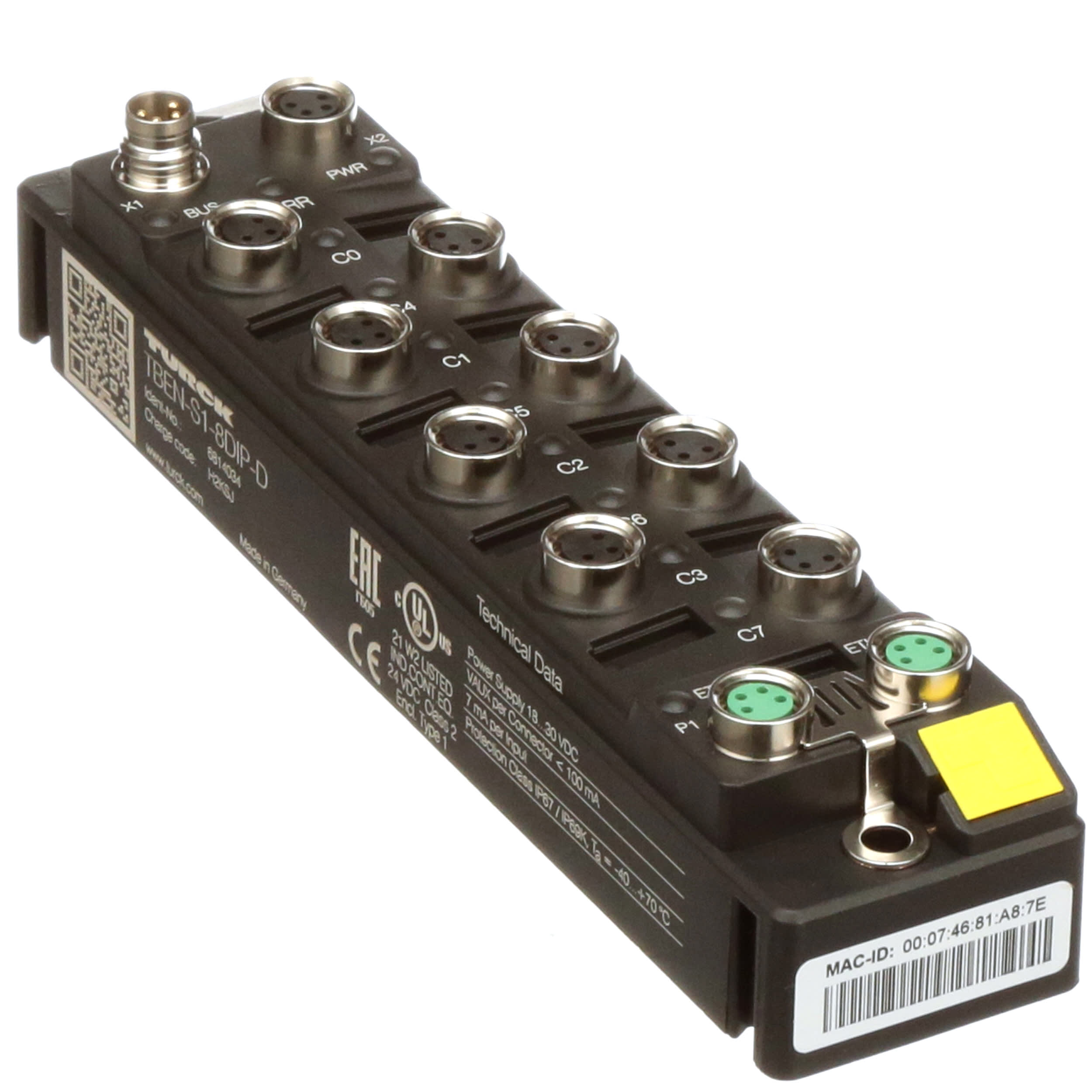 TBEN-S1-8DIP-D TURCK - Human Machine Interface (HMI) - Distributors ...