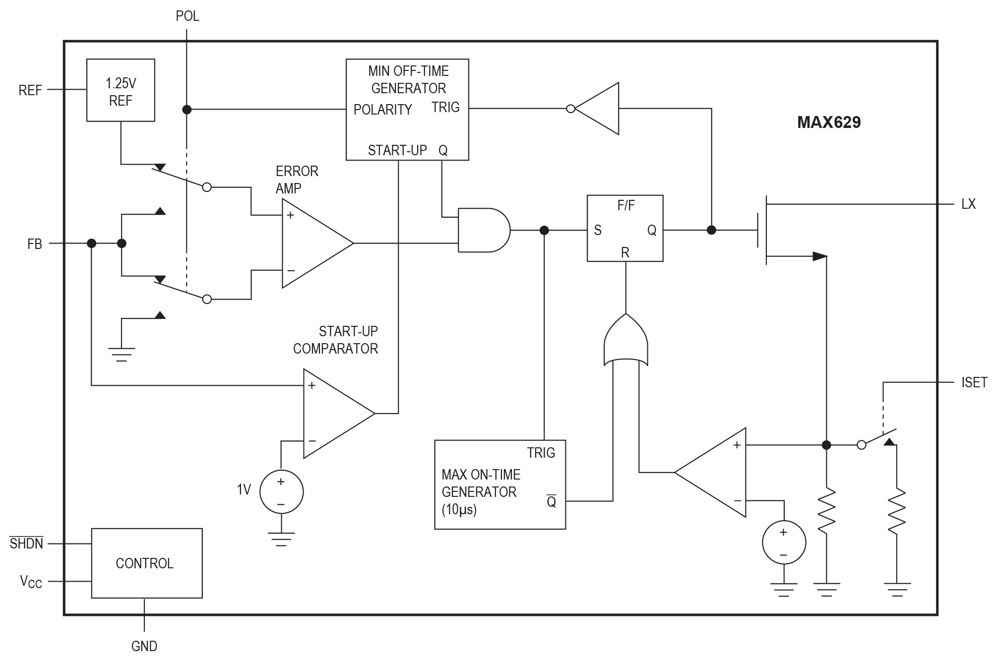 MAX629ESA+T Analog Devices - Datasheet PDF & Technical Specs