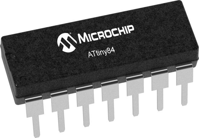ATTINY84V-10PU Microchip - Datasheet PDF & Technical Specs