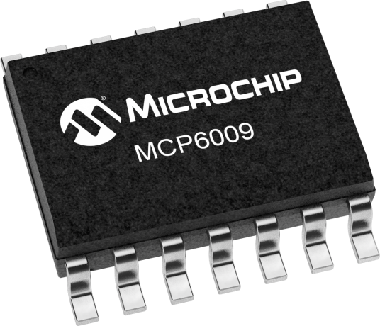 MCP6009-E/SLVAO Microchip - Datasheet PDF & Technical Specs