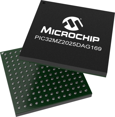 PIC32MZ2025DAG169-I/6J Microchip - Datasheet PDF & Technical Specs