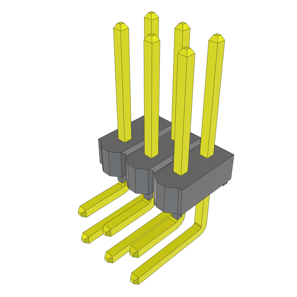 Samtec Inc TSW-103-25-S-D-RA: Symbol, Footprint, 3D STEP Model | Ultra ...