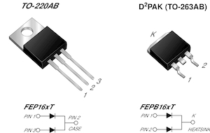 FEP16FT-E3/45 Vishay - Datasheet PDF & Technical Specs