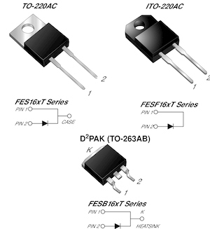 FES16GT-E3/45 Vishay - Rectifier Diodes - Distributors, Price Comparison, and Datasheets ...
