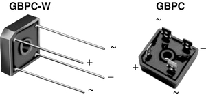 GBPC2508W-E4/51 Vishay - Bridge Rectifier Diodes - Distributors, Price Comparison, and ...