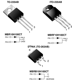 MBRB10H100CT-E3/45 Vishay - Rectifier Diodes - Distributors, Price Comparison, and Datasheets ...
