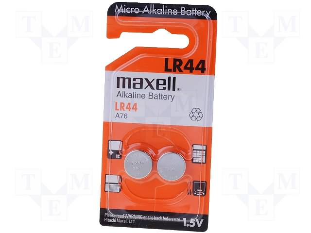 LR44 - Maxell - datasheet
