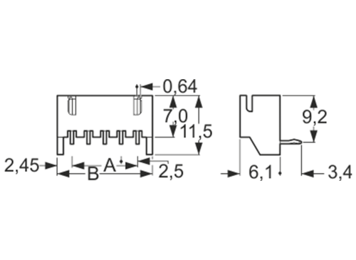 S2B-XH-A(LF)(SN) JST - Datasheet PDF & Technical Specs