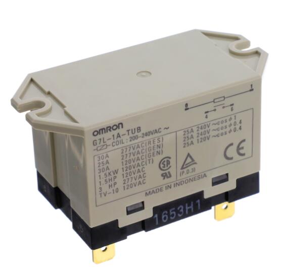G7L-1A-TUB-J-CB-AC200/240 Omron - Datasheet PDF & Technical Specs