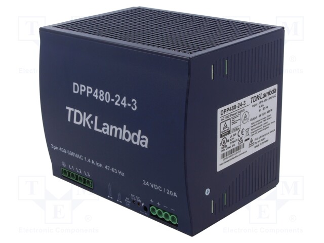 DPP480-24-3 TDK-Lambda - Datasheet PDF & Technical Specs