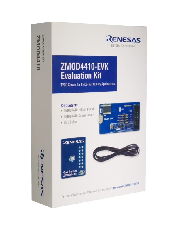 ZMOD4410-EVK-HC-WP Renesas - Datasheet PDF & Technical Specs