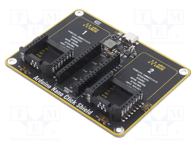 ARDUINO NANO CLICK SHIELD mikroElektronika - Datasheet PDF & Technical ...