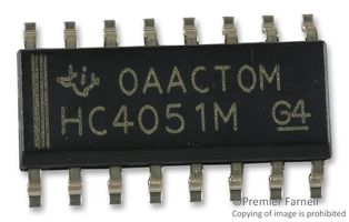CD74HC4051M Texas Instruments - Datasheet PDF & Technical Specs