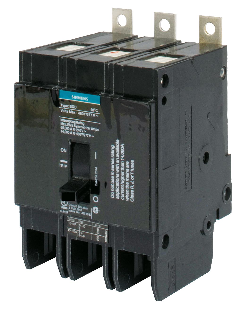 BQD3100 Siemens - Circuit Breakers - Distributors, Price Comparison ...