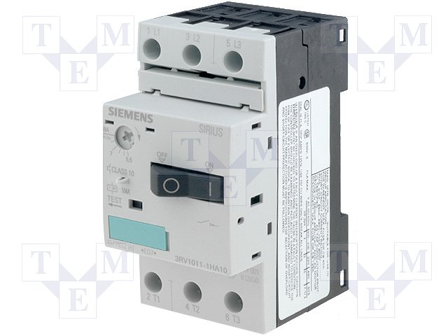 3RV1011-1HA10 Siemens - Datasheet PDF & Technical Specs