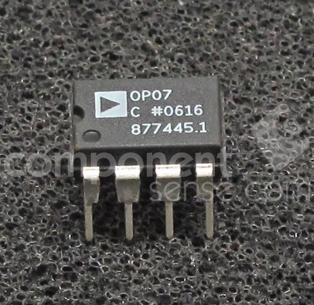 OP07 Op Amp IC Datasheet, Pinout, Equivalents Specs, 44% OFF