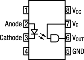 HCPL-2601-500E Avago - Datasheet PDF & Technical Specs